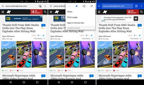 Chrome Dev Has Started Opening Chrome Custom Tabs For All Apps But Not For Everyone
