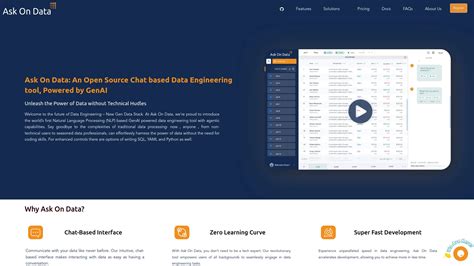 Ask On Data Ai Powered Data Engineering Tool Creatiai
