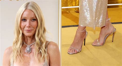 Gwyneth Paltrow Shines In Sparkly Sandal Heels At Swarovskis ‘masters