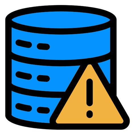 1 Database Error Server Warning Storage Icon Download On Iconfinder