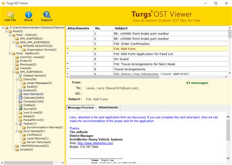 windows ost reader tool free download to view orphaned outlook ost