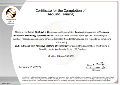 Gouravi Kj On Linkedin I Am Pleased To Announce That I Have Completed The Arduino Training