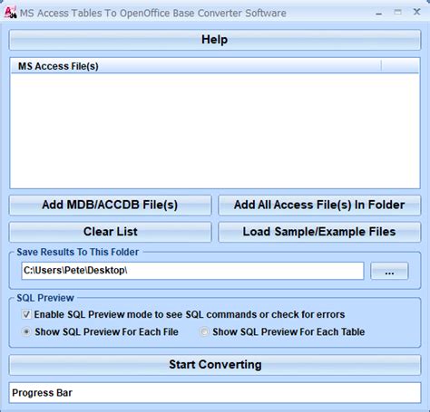 Ms Access Tables To Openoffice Base Converter Software