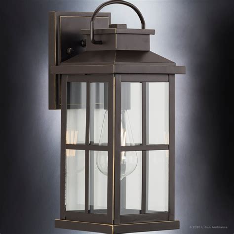 Uhp1291 Transitional Outdoor Wall Sconce 1425h X 6w Olde Bronze