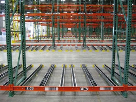 Pallet Flow Angle Installing Pallet Flow Rails Onto Pallet Rack