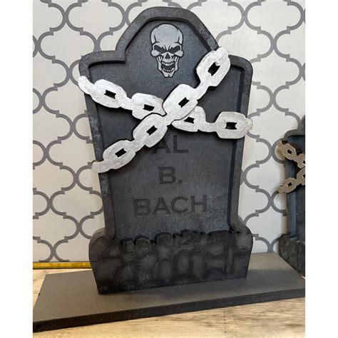 Halloween Silly Tombstones Al B Bach Large Glowforge Shop
