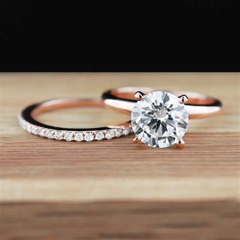 This Mixed Match Bridal Set Is Stunning Traditional Engagement Ring