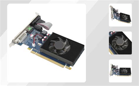Pomya Graphics Card 2g 64bit Ddr3 Pci Express 3 0 Computer Desktop Pc Video