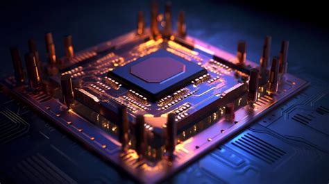 Premium Ai Image Microchip Or Microprocessor Hardware Engineering