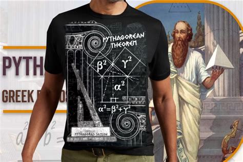 Pythagoras T Shirt Pythagorean Theorem Shirt Ancient Greek Philosophy T Shirt Shirt Classic
