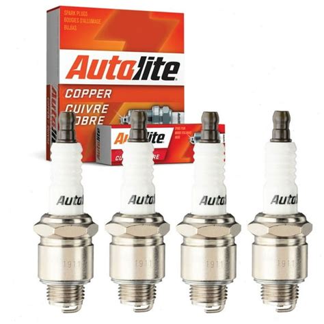 4 Pc Autolite 295 Copper Core Spark Plugs For 3210 45 6008 841 A7