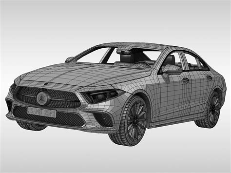 메르세데스 벤츠 Cls 클래스 2018 3d 모델 119 C4d Ma Max 3ds Fbx Obj Free3d