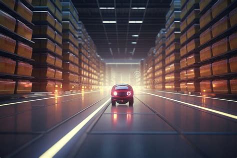 Automated Warehouse Management Ai Controlled Robotics For Efficient Inventory Handling Stock