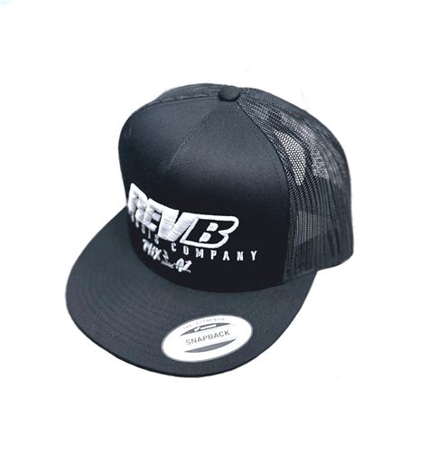 Revb Standard Hat Black White Revb Chassis Company