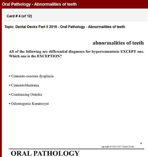 Hypercementosis Vs Cementoblastoma
