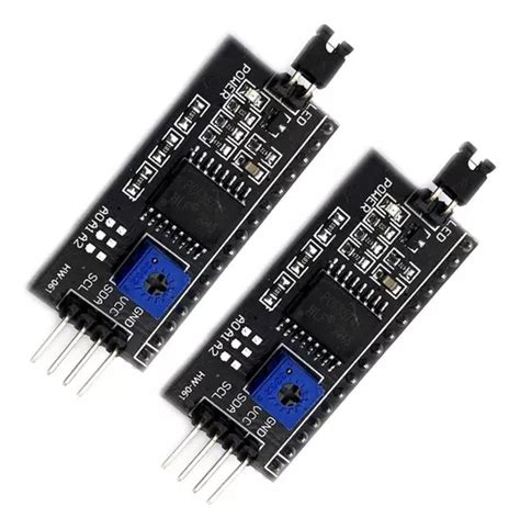 módulo arduino kiroandseeu 2 unids 1602 lcd 2004 20x4 i2c mxk cuotas