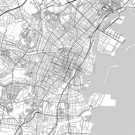 custom vector map service hebstreits city map map vector map