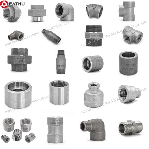 304 Astm A182 Asme B16 11 Stainless Steel Forged Fittings High