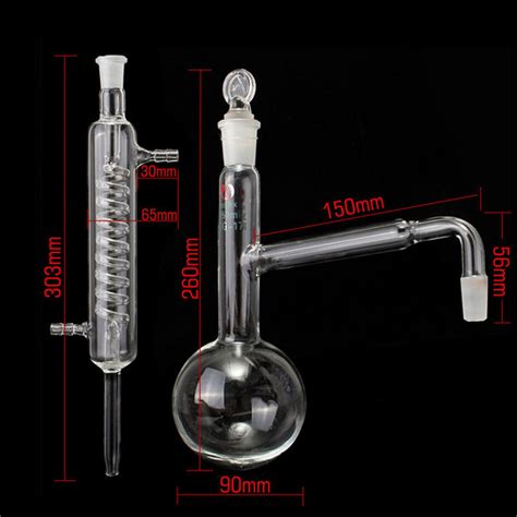 250ml Distillation Apparatus Lab Chemistry Glasswa Vicedeal