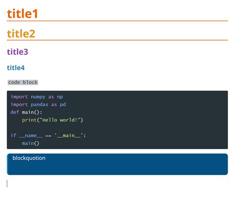 Typora主题美化——代码块颜色修改，标题颜色修改 Dingyang 博客园
