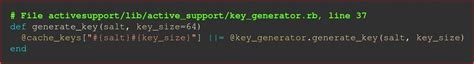 Your Daily Dose Of Ruby On Rails Class Activesupportcachingkeygenerator Link