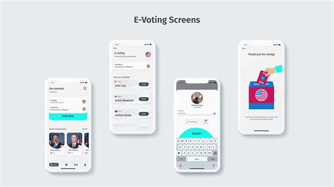 E Vote App Concept Ui Design Behance