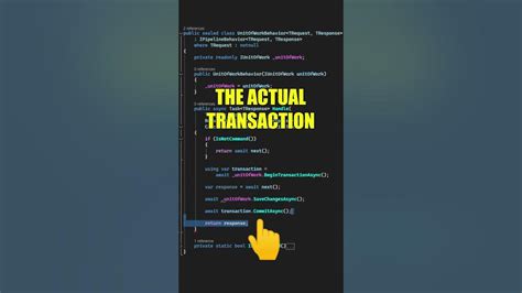Transaction Pipeline Behavior With Mediatr Youtube