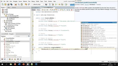 Java Parte 63 Conexión Jdbc A La Base De Datos Mysql Youtube