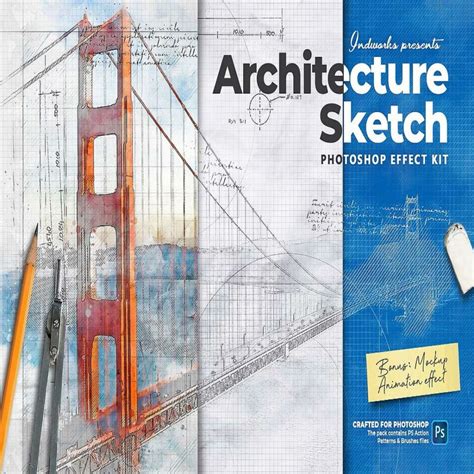 Architecture Sketch Ps Action Masterbundles