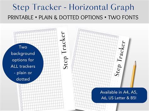 Steps Tracker Printable Steps Tracker Digital Steps Tracker Monthly Steps Tracker Habit Tracker