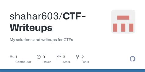 GitHub Shahar603 CTF Writeups My Solutions And Writeups For CTFs