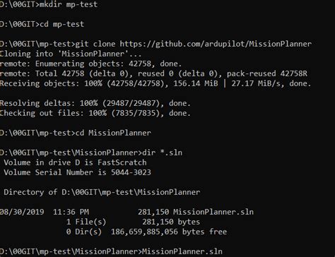 error cloning mp repository mission planner ardupilot discourse