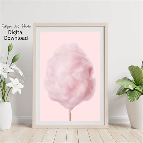 Cotton Candy Art Etsy