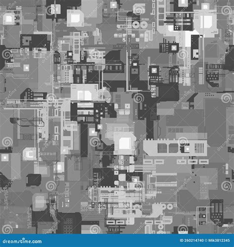 SCIFI Displacement Map For 3d Royalty Free Stock Photography