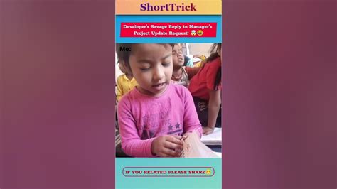 Developers Savage Reply To Managers 🤯😂 Developerlife Codinghumor