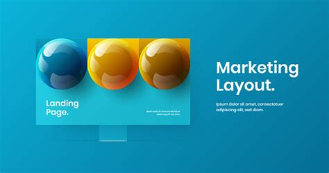 간단한 랜딩 페이지 벡터 디자인 레이아웃 추상 데스크톱 모형 사이트 화면 서식 파일입니다 0명에 대한 스톡 벡터 아트 및 기타 이미지 Istock