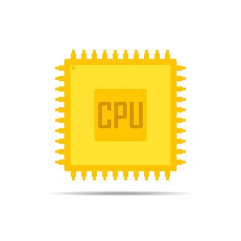Premium Vector Chip Icon Vector Illustration
