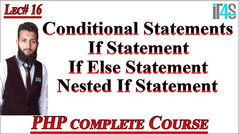 Php Tutorial In Urdu Hindi Conditional Statements If Else If In Php Youtube