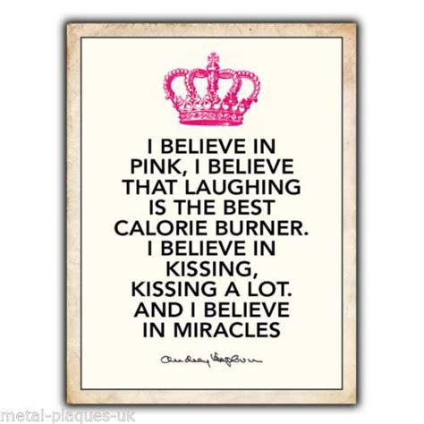 Audrey Hepburn Quotes Plaque Lebenzitate