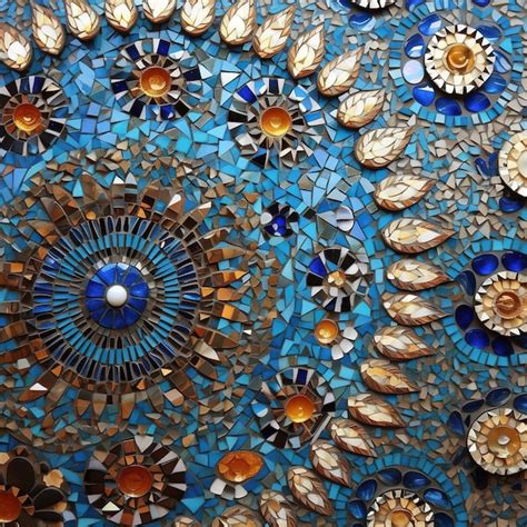 Premium Ai Image Intricate Mosaic Pattern