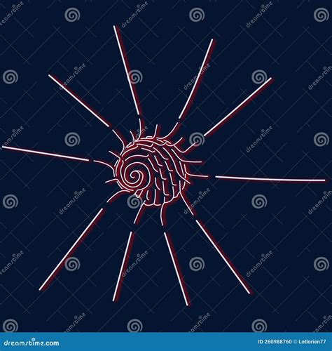 Shell Fireworks Stock Vector Illustration Of Glow 260988760
