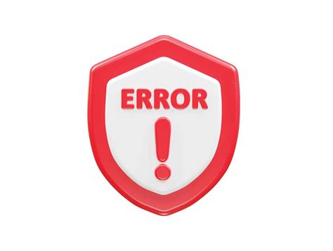 Error Icon 3d Rendering Illustration Vector 21756508 Vector Art At Vecteezy