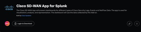 Solutions Cisco Sd Wan And Splunk Solution Brief Cisco