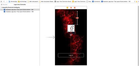 Ios Ineqaulity Constrains Issue Stack Overflow