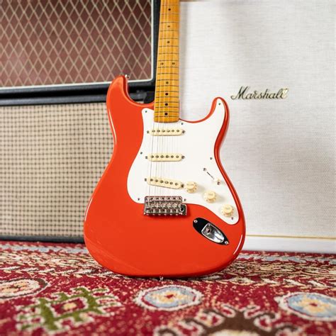 Fender Classic Series 50s Stratocaster In Fiesta Red The Guitar