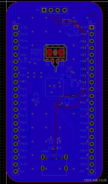 Stm32f103c8t6原理图＋pcbstm32c8t6图 Csdn博客