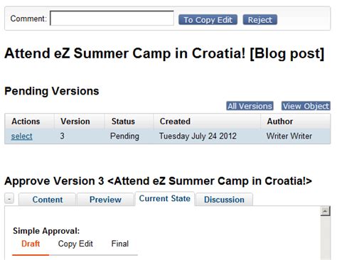 Complete Approval Workflow Solution For Ez Publish Mugo Web