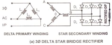 3 Phase Half Wave Rectifier Circuit Diagram