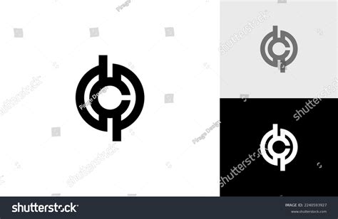 Abstract Letter Cdp Logo Design Stock Vector Royalty Free 2240593927 Shutterstock