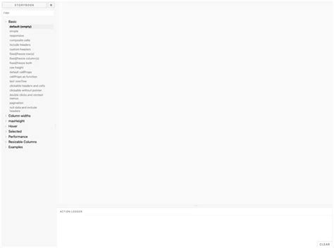 Mui Virtualized Table By Techniq A React Template Built At Lightspeed